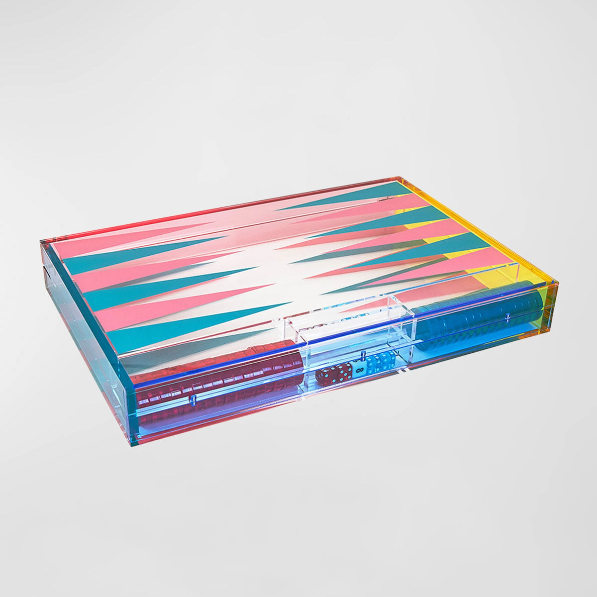 Lucite Backgammon Set Read Between The Lines®