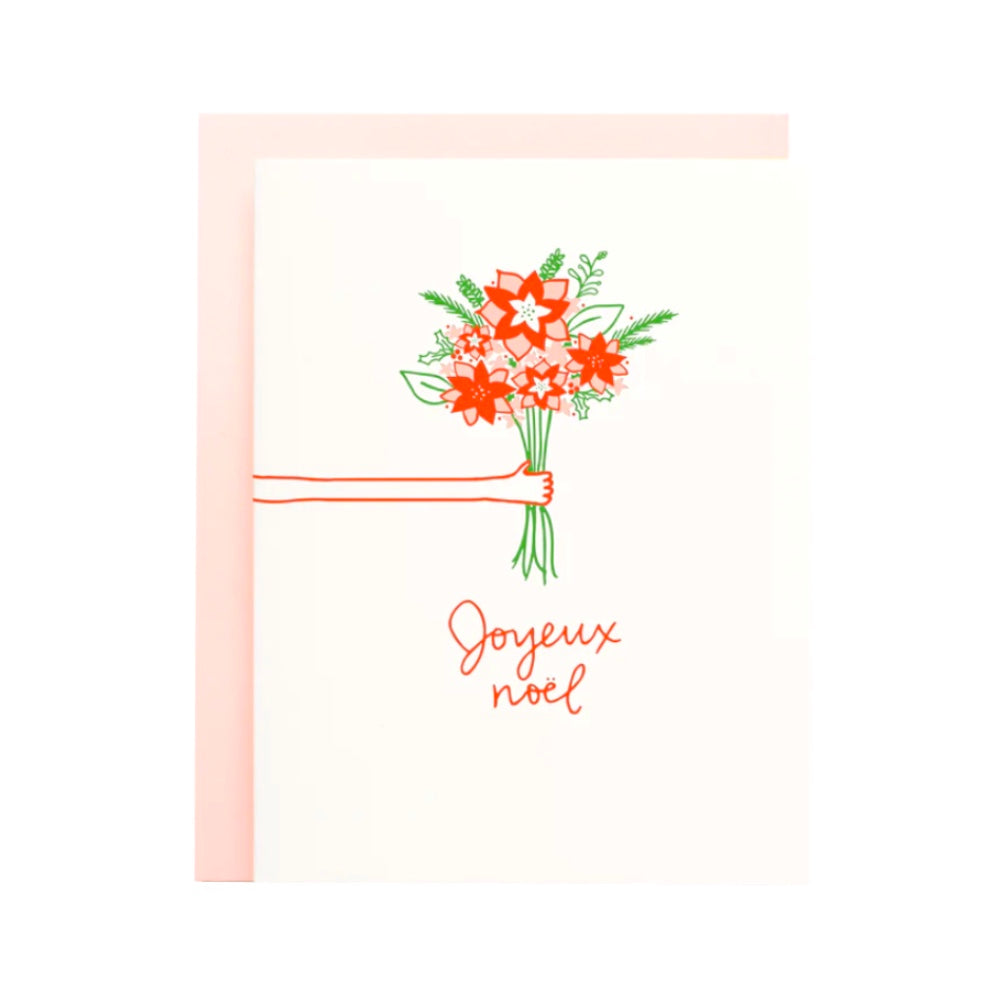 Joyeux Noel Bouquet Card – Read Between The Lines®