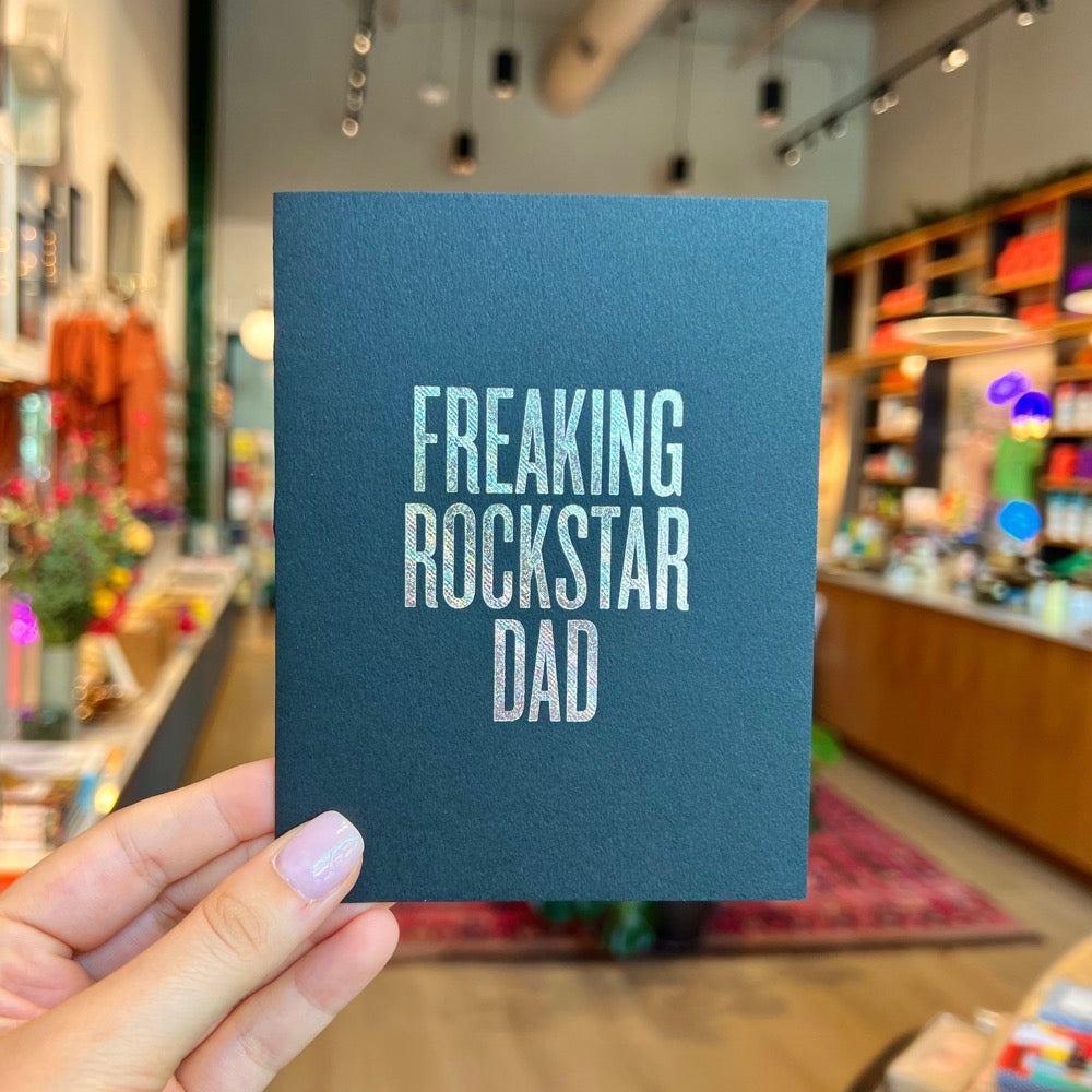 Freaking Rockstar Dad Card by RBTL® – Read Between The Lines®